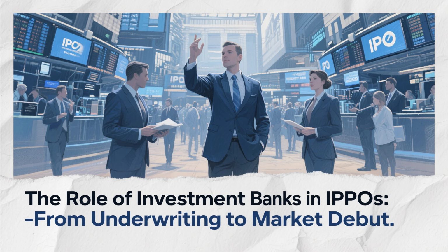 The Role of Investment Banks in IPOs: From Underwriting to Market Debut ...